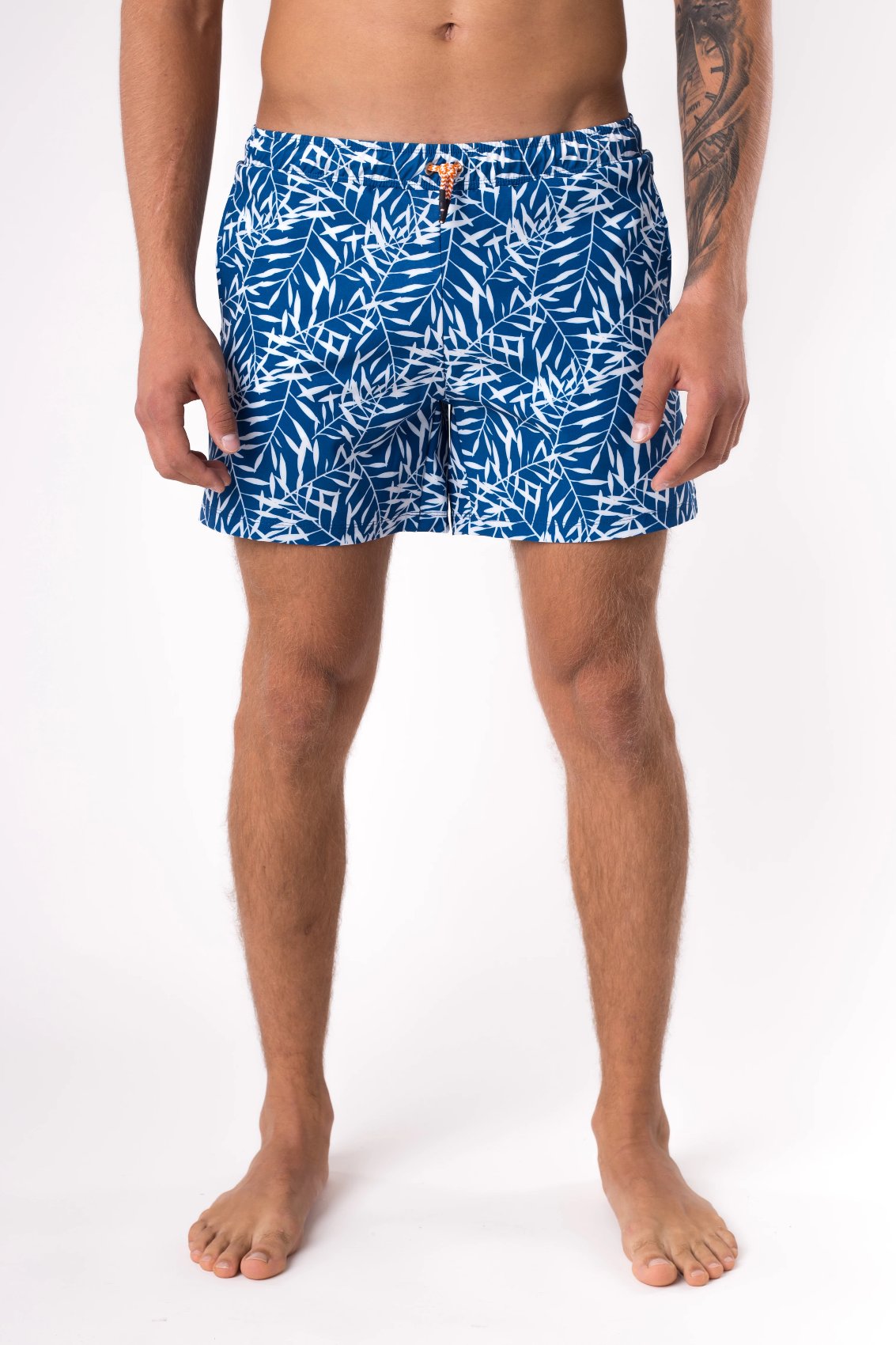 ERIC TRUNK IN COBALT BAMBOO – Copper Bottom Swim
